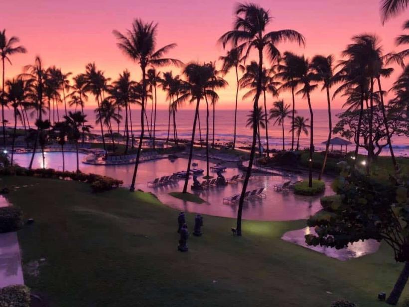 Aloha Friday Photo: Waikoloa Sunset Color Progression - Go Visit Hawaii