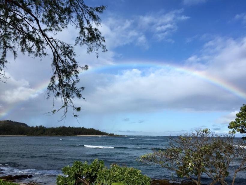 Aloha Friday Photos: Rainbow at Turtle Bay - Go Visit Hawaii