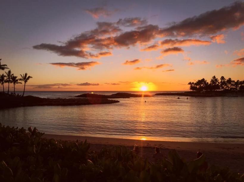 Aloha Friday Photo: Sunset from Ko Olina + Volcano news - Go Visit Hawaii