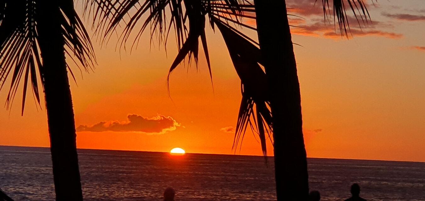 Aloha Friday Photo: Tangerine sunset from Kona - Go Visit Hawaii
