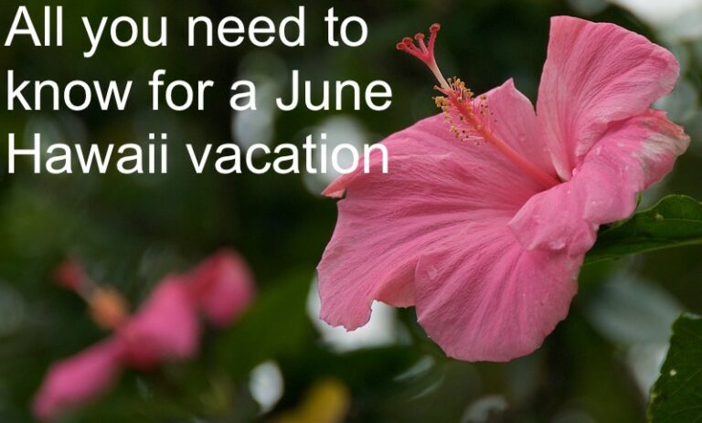 What you need to know for a June vacation in Hawaii - Go Visit Hawaii
